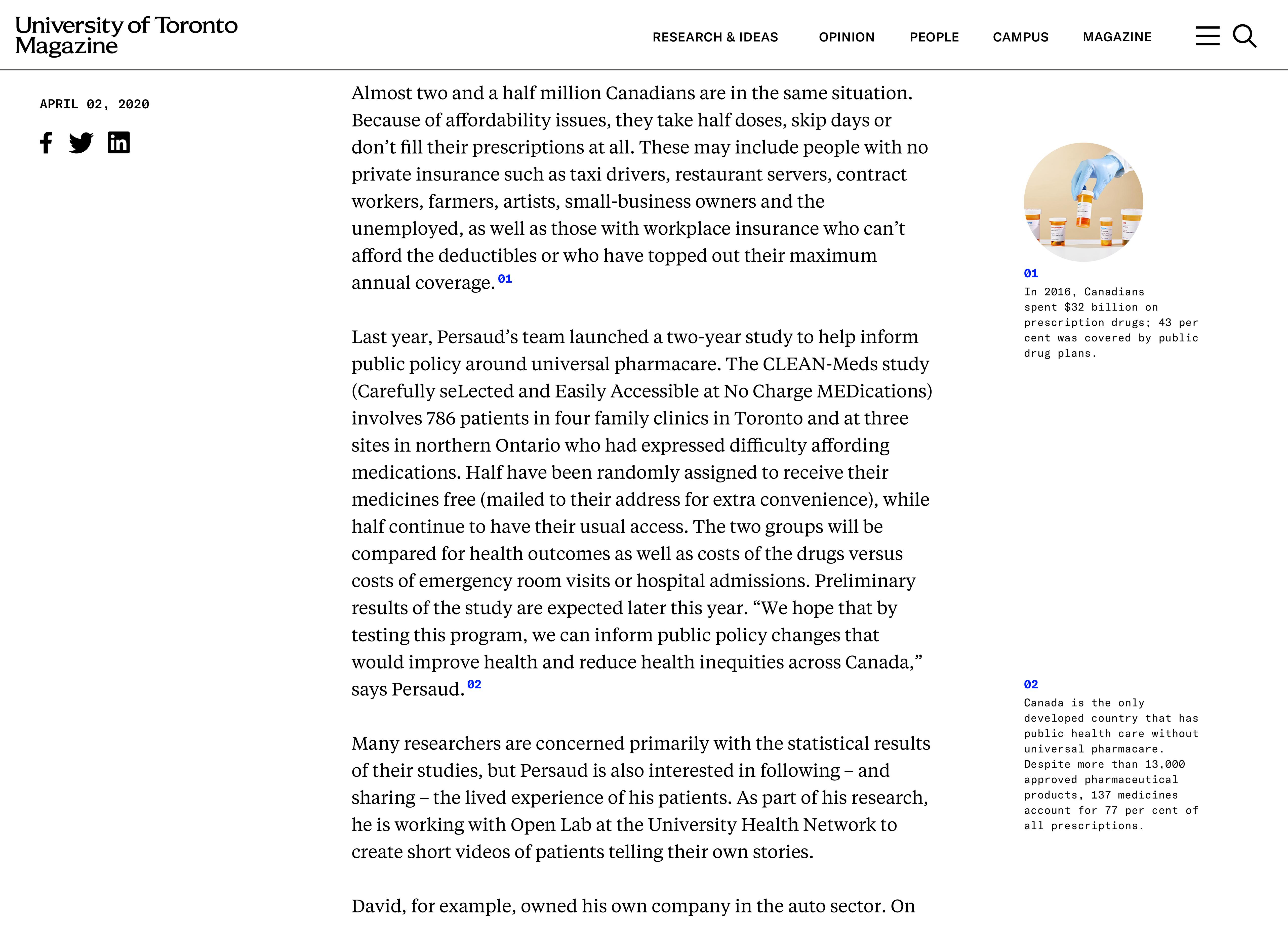 University of Toronto Alumni Magazine | Scott Rankin